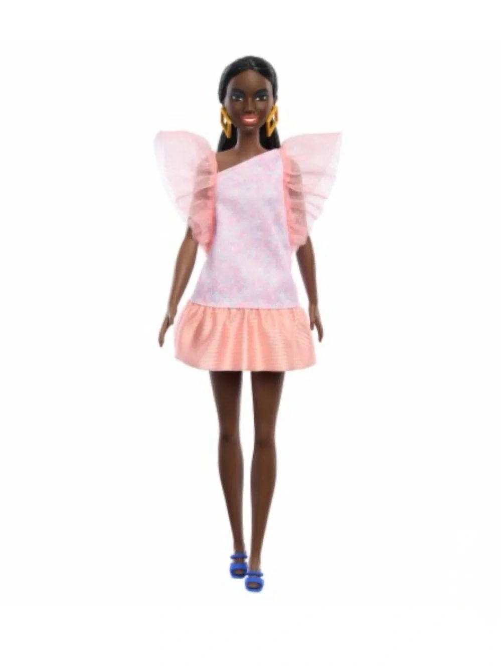 Barbie | Toys | Mattel Barbie Fashion Doll In Pastel Pink Puffsleeve ...